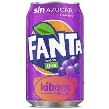 Fanta Uva 330ml *Origem Portugal* Data de Vencimento 30/11/23